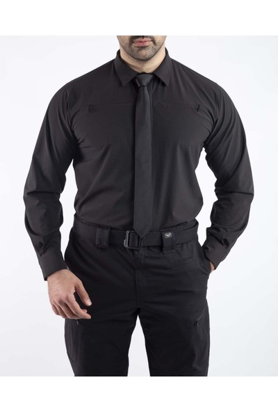 VAV Wear BUSITAC01 Gizli Fermuarlı Klasik Özel Tasarım Gömlek