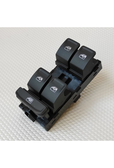 pelit oto Polo Sol Dörtlü Cam Açma Düğmesi 5G0959857F Whs pelit oto Polo Sol Dörtlü Cam Açma Düğmesi 5G0959857F Whs