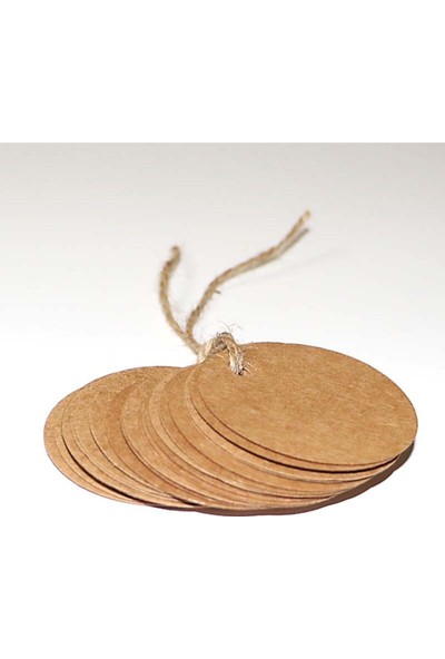 Vice Kraft Hediye Etiketi Yuvarlak 5 Cm 100'Lü