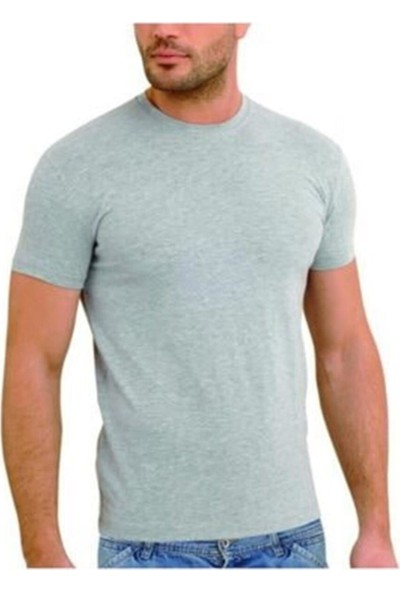 Yıldız Erkek Sıfır Yaka Lycralı T-Shirt Fanila 3'lü Paket -90-91-92
