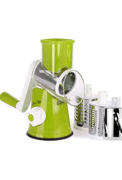 Eoptimall Pratik Kollu 3 Çelik Başlıklı Rende ve Doğrayıcı Yeşil Eoptimall Pratik Kollu 3 Çelik Başlıklı Rende ve Doğrayıcı Yeşil