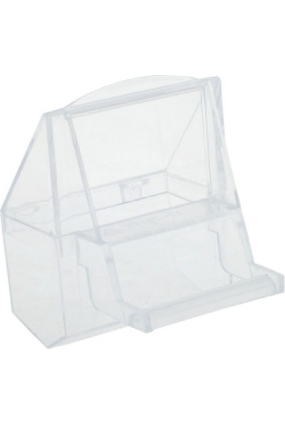 Ti-Sert Kristal Şeffaf Kuş Yemlik 2 Adet Ti-Sert Kristal Şeffaf Kuş Yemlik 2 Adet