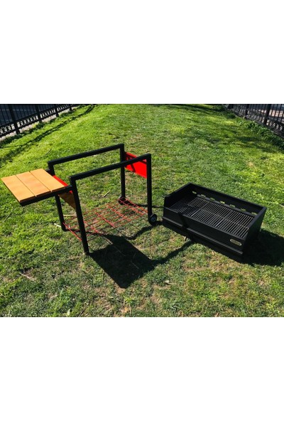 Ferba Üstü Arabalı Açık Bahçe Mangalı