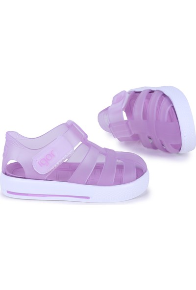 Igor S10171 Star Havuz Plaj Kız/erkek Çocuk Sandalet Deniz Ayakkabısı Lila
