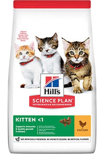 Hills Kitten Tavuk Etli Yavru Kedi Maması 300 gr Hills Kitten Tavuk Etli Yavru Kedi Maması 300 gr