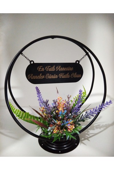 Hgs Metal Vazo Çiçeklik Anneler Günü