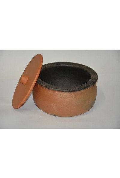 Güveçsan El Yapımı Toprak Güveç Çifte Yanmış 26 Cm.