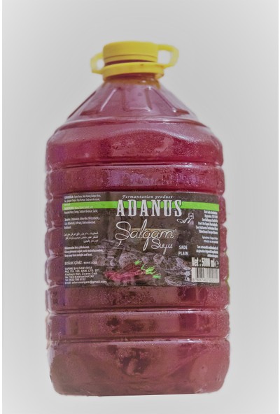 Adanus Şalgam Suyu 5 lt Sade