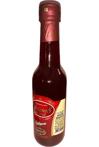 Adanus Şalgam Suyu 250 cc Cam Şişe Sade 12'li