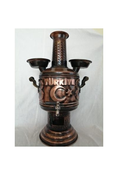 Hk Tedarik Bakır Semaver 5 Litre Eskitme Çorum Semaveri Hk Tedarik Bakır Semaver 5 Litre Eskitme Çorum Semaveri