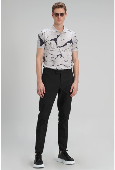 Lufian Merıda Spor Chino Pantolon Slim Fit Siyah Lufian Merıda Spor Chino Pantolon Slim Fit Siyah