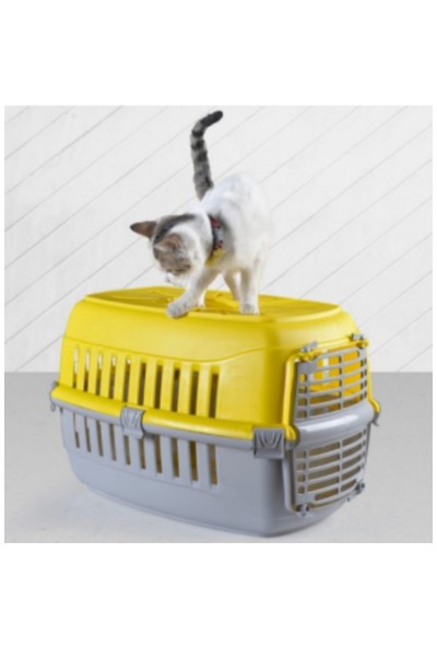 Arspolo Kedi Taşıma Çantası Box Sarı Renk Arspolo Kedi Taşıma Çantası Box Sarı Renk
