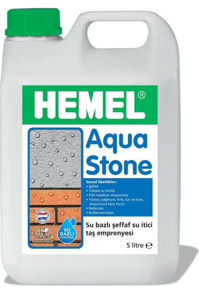 Hemel Aqua Stone - Taş Emprenyesi - 5 Lt