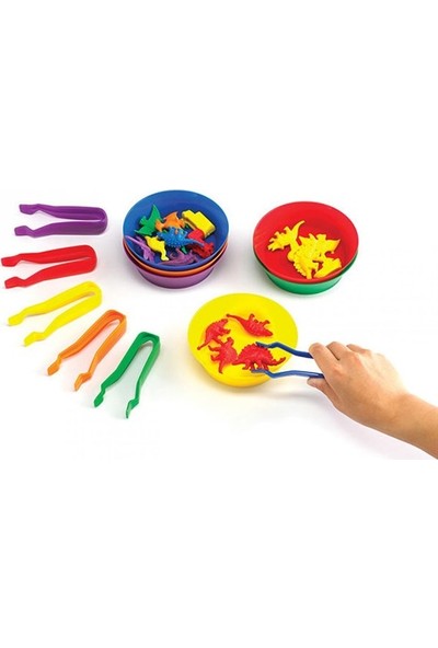 Hi Q Kaseler ve Cımbızlar Eğitim Seti 6 Kase 6 Maşa