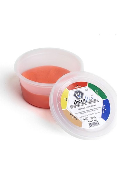 Moves Cando Theraputty El Egzersiz Hamuru Kırmızı (Yumuşak-Orta)