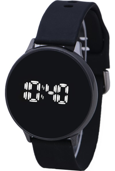 Saattino Siyah Silikon Kordonlu Dokunmatik LED Ekran Kadın Unisex Saat ST-303929 Saattino Siyah Silikon Kordonlu Dokunmatik LED Ekran Kadın Unisex Saat ST-303929