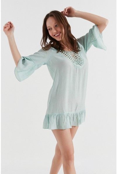 Penti Gri - Yeşil Ibiza Kaftan