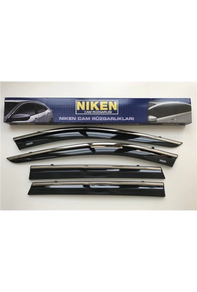 Niken Kia Sportage 2006-2009 Arası Kromlu Cam Rüzgarlığı 4'lü Niken Kia Sportage 2006-2009 Arası Kromlu Cam Rüzgarlığı 4'lü
