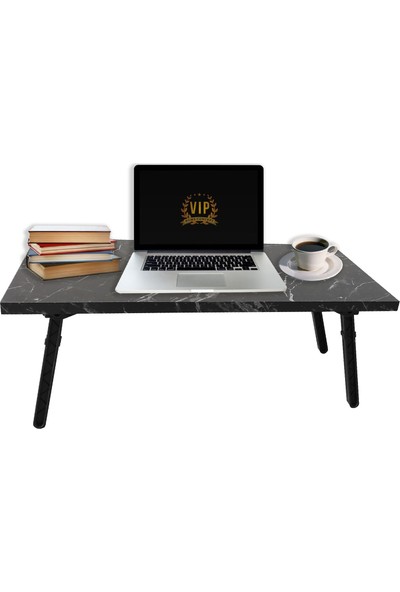Vip Home Concept Katlanır Laptop Masası Çalışma Yatak Kahvaltı Masası 60x30 Cm Mermer Desen Vip Home Concept Katlanır Laptop Masası Çalışma Yatak Kahvaltı Masası 60x30 Cm Mermer Desen
