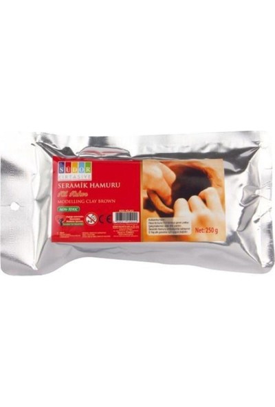 Südor Seramik Hamuru Kil Kahverengi 250 gr Südor Seramik Hamuru Kil Kahverengi 250 gr
