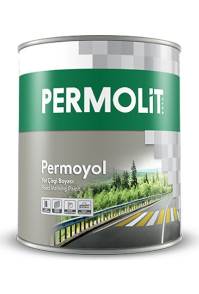 Permolit Permoyol Yol Çizgi Boyası Beyaz 3.5kg