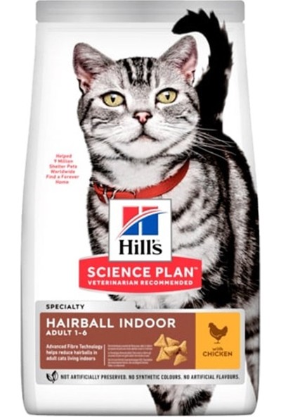 Hills Hairball Indoor Tavuklu Kedi Maması 1,5 kg Hills Hairball Indoor Tavuklu Kedi Maması 1,5 kg
