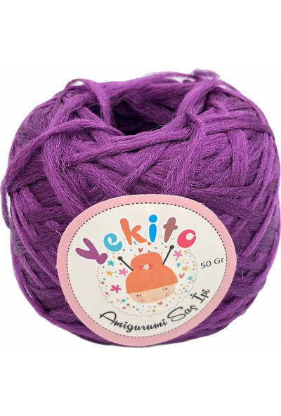 Yekito Amigurumi Saç Ipi Mor
