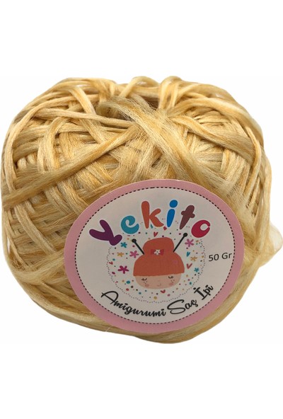 Yekito Amigurumi Saç Ipi Sarı