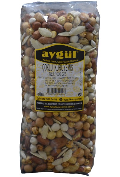 Aygül Kuruyemiş - Çoklu Karışık Kuruyemiş 1 kg