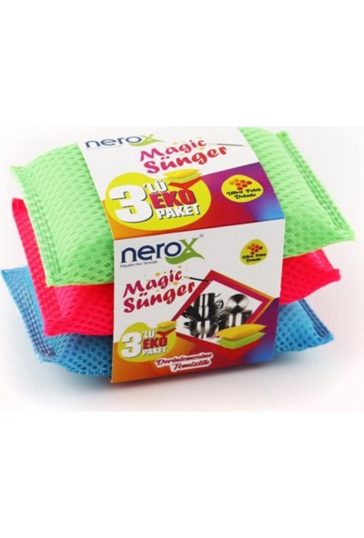 Nerox Sıhırlı Sunger 3'lü Eko Paket