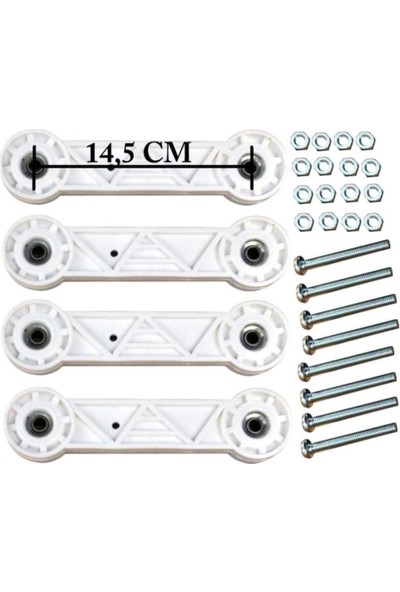 Arwino Iki Somun Arası 14,5 cm Beyaz Beşik Sallama Aparatı