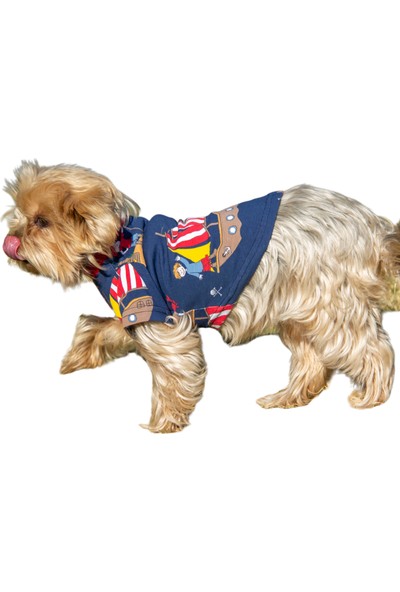 Oli And Lui Dark Pirate Köpek Tişörtü