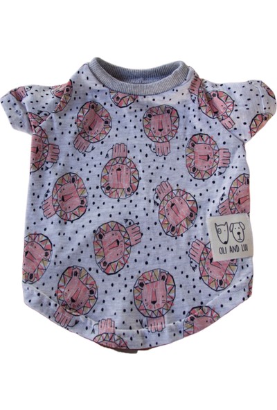Oli And Lui Light Leo Köpek Tişörtü