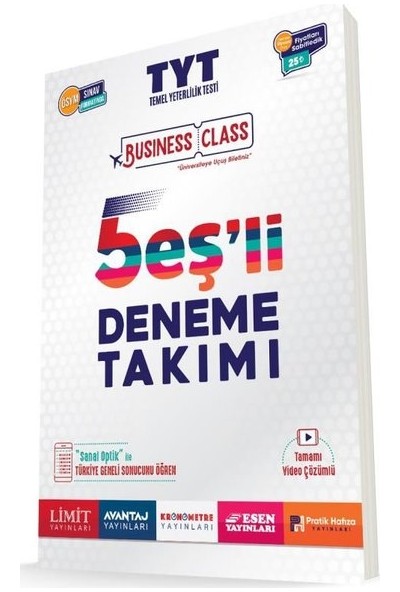 Limit Yayınları TYT Business Class 5'li Deneme Takımı Limit Yayınları TYT Business Class 5'li Deneme Takımı