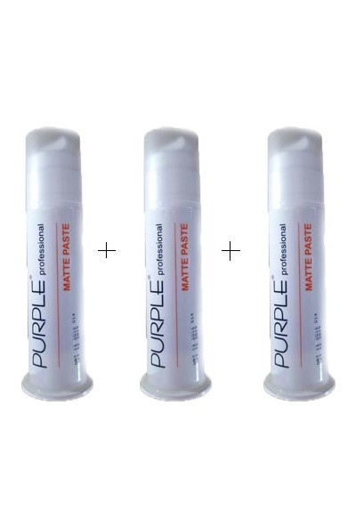 Purple Wax Matte Paste 3'lü Set