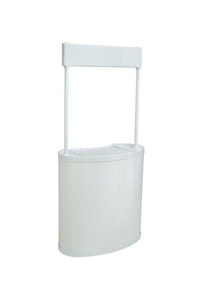 Karlobi Plastik Oval Tanıtım Standı