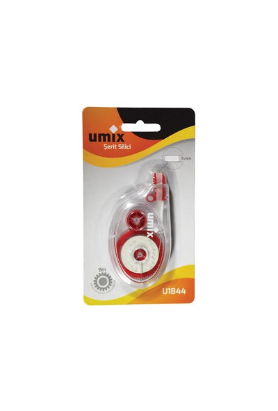 Umıx Şerit Silici 5 mm x 8m Blıster Kırmızı Umıx Şerit Silici 5 mm x 8m Blıster Kırmızı