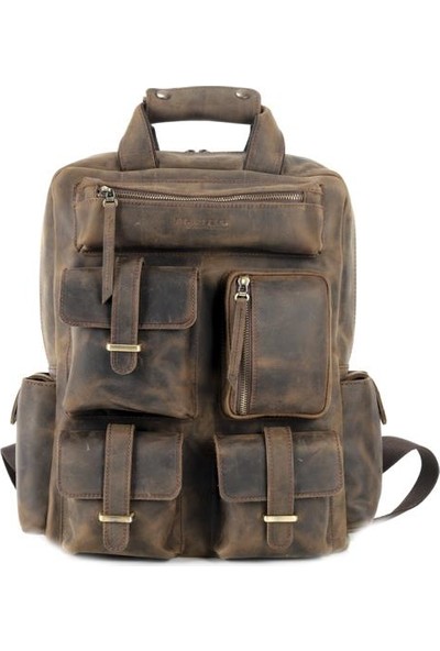 Trendsbag TB005 Erkek Sırt Çantası - Kahverengi