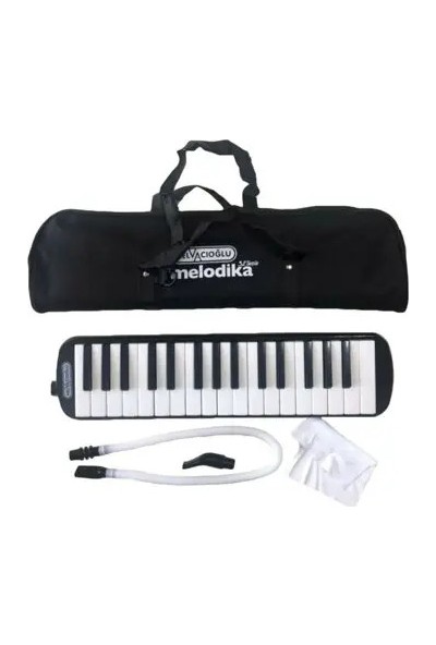 Helvacıoğlu 32 Tuşlu Melodika Siyah