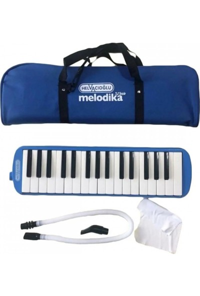 Helvacıoğlu 32 Tuşlu Melodika Mavi Helvacıoğlu 32 Tuşlu Melodika Mavi