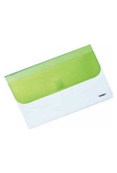 Temat 4 Cepli Desenli Kademeli Dosya Yeşil