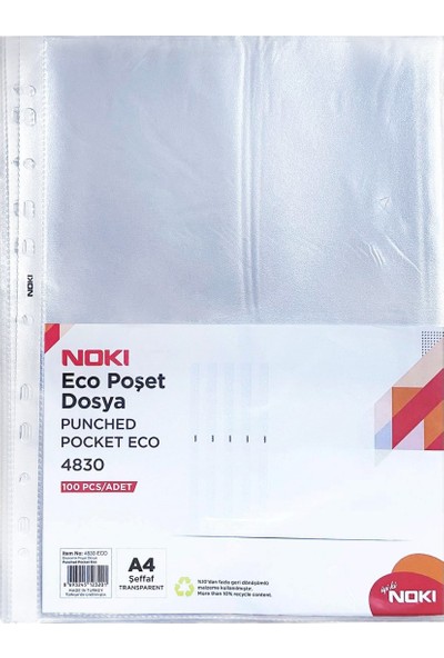 Noki Poşet Dosya Eco 30 Paket 3000'LI