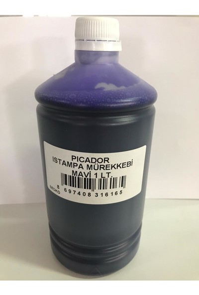 Picador Istampa Mürekkebi 1000 cc - Mavi