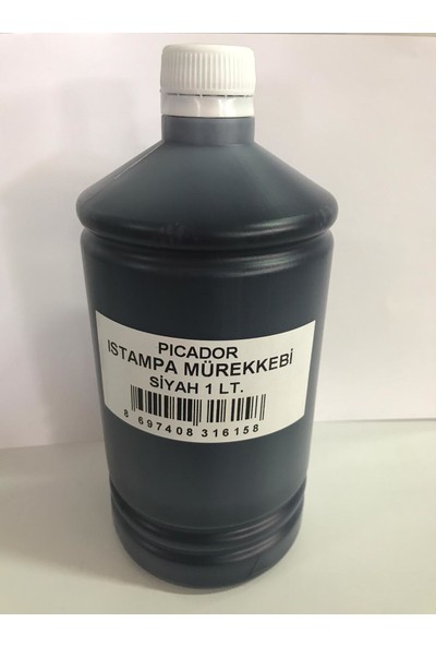 Picador Istampa Mürekkebi 1000 cc Siyah