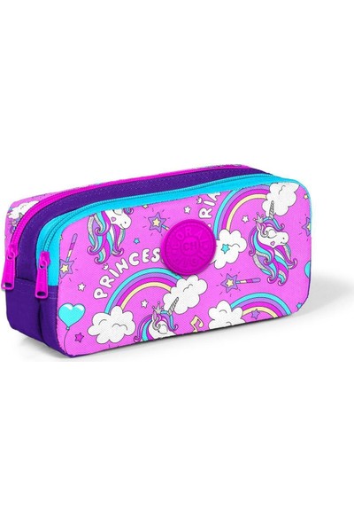 Yaygan Coral High Kids Unicorn Desenli Iki Bölmeli Kalem Çantası Yaygan Coral High Kids Unicorn Desenli Iki Bölmeli Kalem Çantası