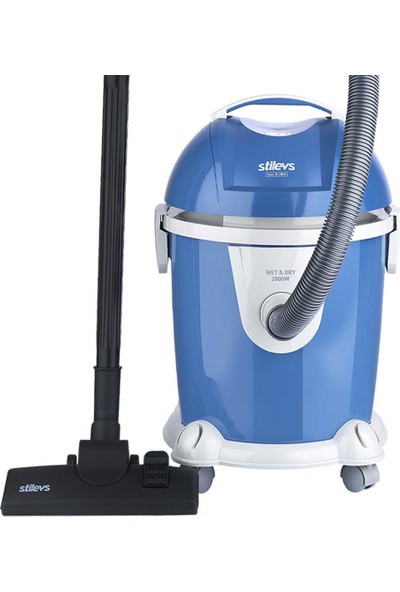 Stilevs Uzay IS-2800 Islak Kuru Toz Torbalı Elektrikli Süpürge Mavi