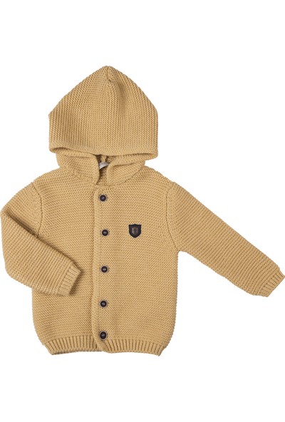 Babydola %100 Pamuk Örme Kapüşonlu Düğmeli Erkek Bebek Hırka Babydola %100 Pamuk Örme Kapüşonlu Düğmeli Erkek Bebek Hırka