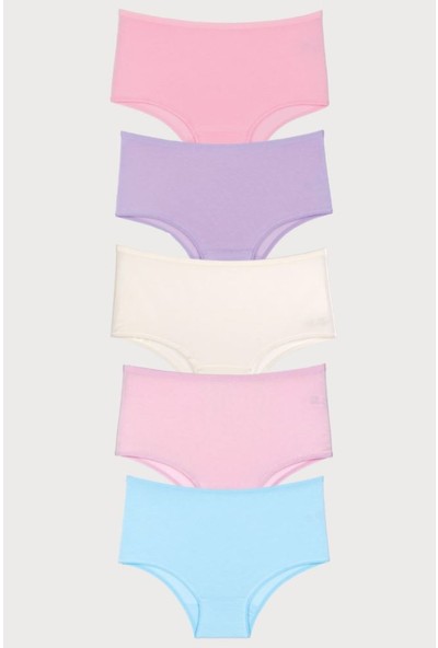 Nicoletta Somon Kadın Külot 5'li Paket Yüksek Bel Iz Yapmayan