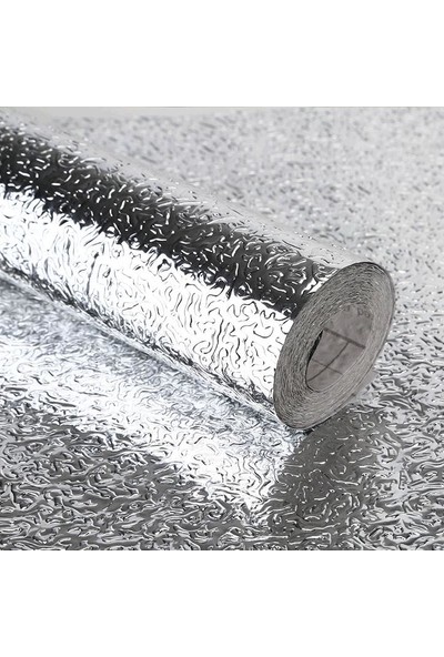 Jetfast Yapışkanlı Kolay Silinebilir Mutfak Tezgah Üstü Folyo Gümüş Jetfast Yapışkanlı Kolay Silinebilir Mutfak Tezgah Üstü Folyo Gümüş