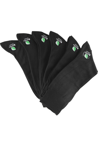 Fora Butik Erkek Siyah Premium Bambu Çorap 6'lı Fora Butik Erkek Siyah Premium Bambu Çorap 6'lı